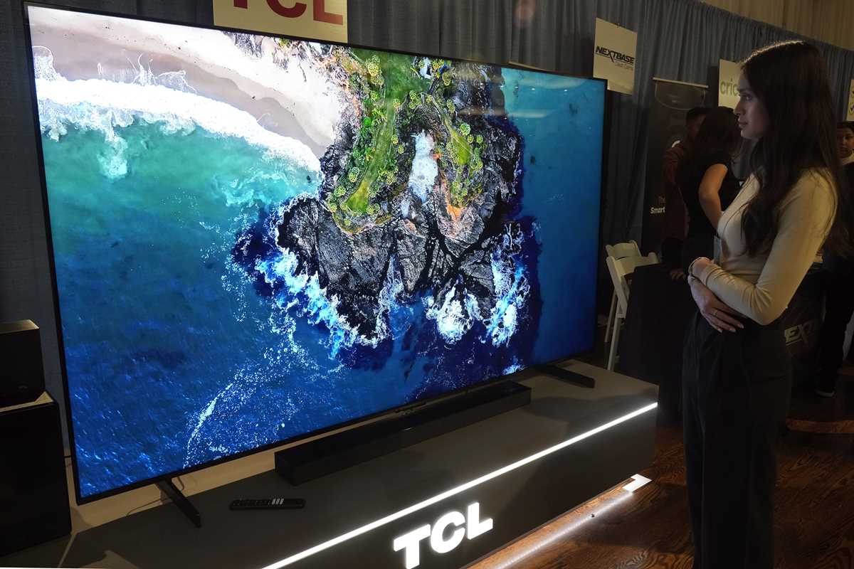 A TV as big as a bed? With the holidays approaching, stores stock more ...